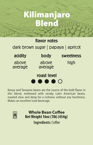 Kilimanjaro Blend – J.P Licks Coffee Roasters